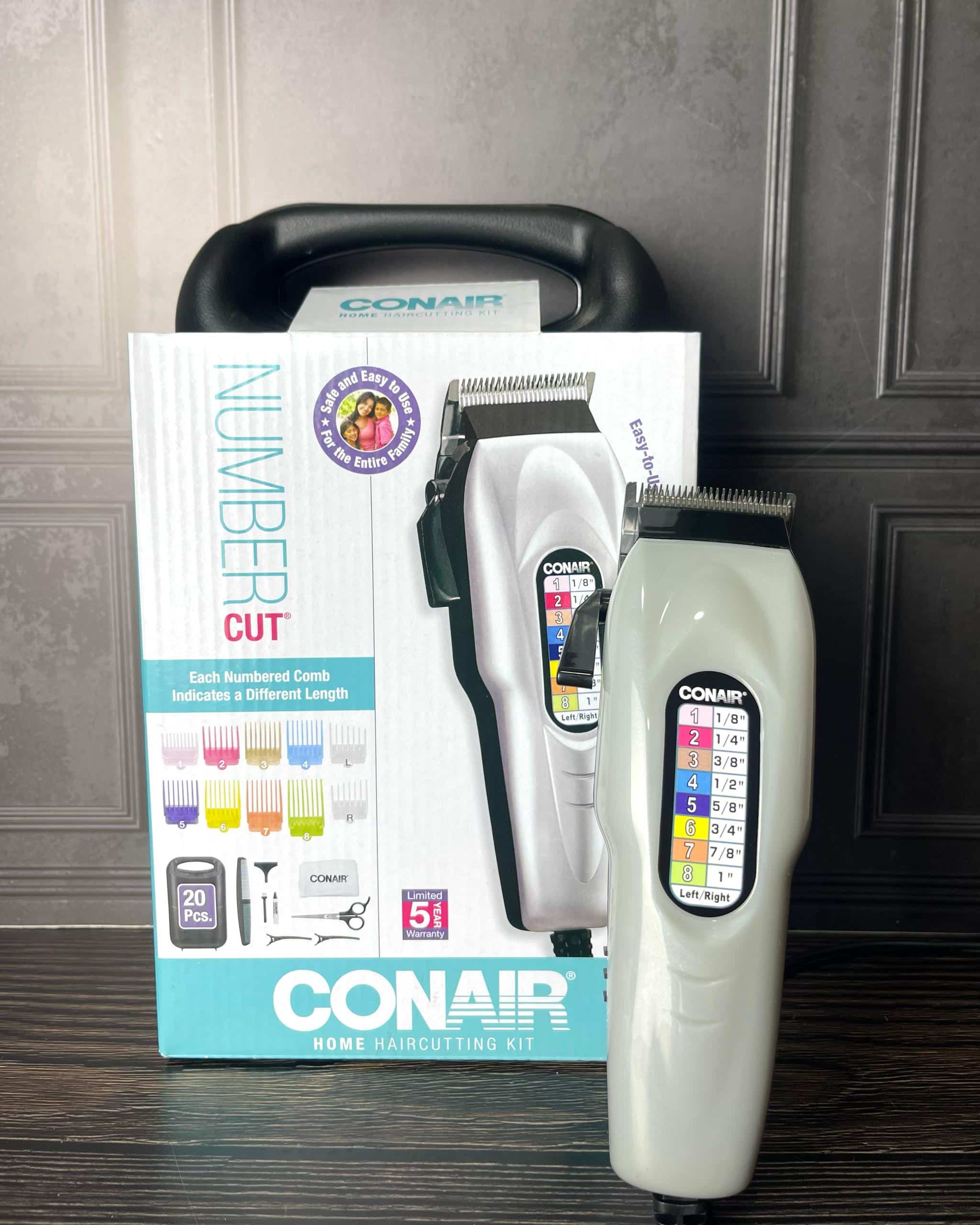 SET MAQUINA NUMBER CUT CONAIR 20PCS HC408RN – Palacio de los detalles