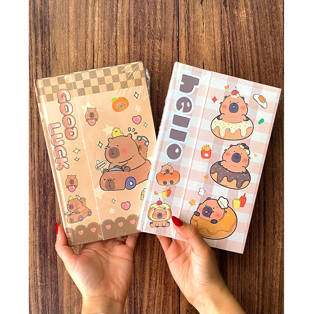 LIBRETA IMAN PLEGABLE CAPIBARA BC-707-7 – Palacio de los detalles